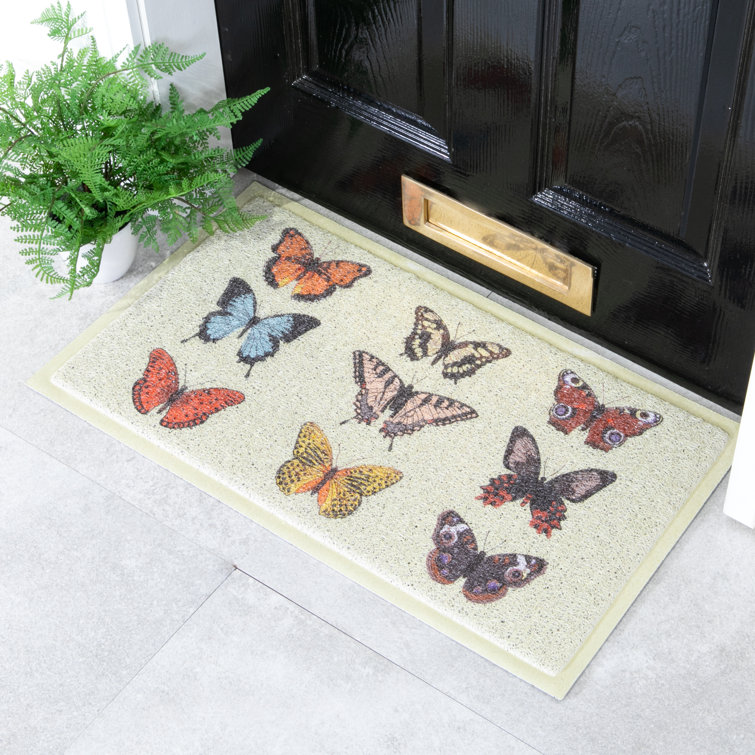 Happy Larry Bessye 40 x 70 cm Non-Slip Indoor Door Mat | Wayfair.co.uk